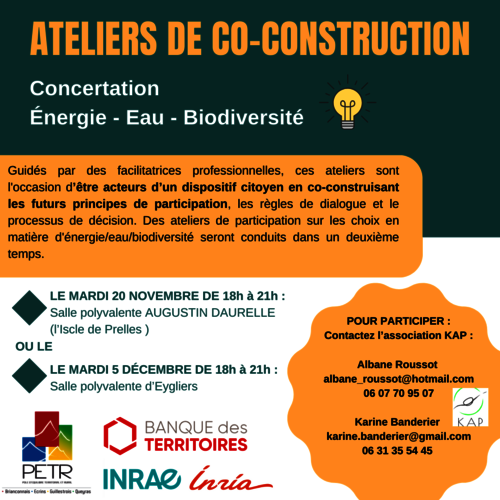 Atelier de co-construction : « Cadrage de la participation - sobriété ...